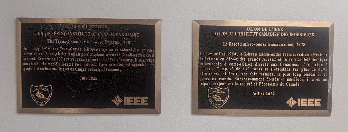 London LMAG Celebrates TransCanada Microwave System Milestone - IEEE ...