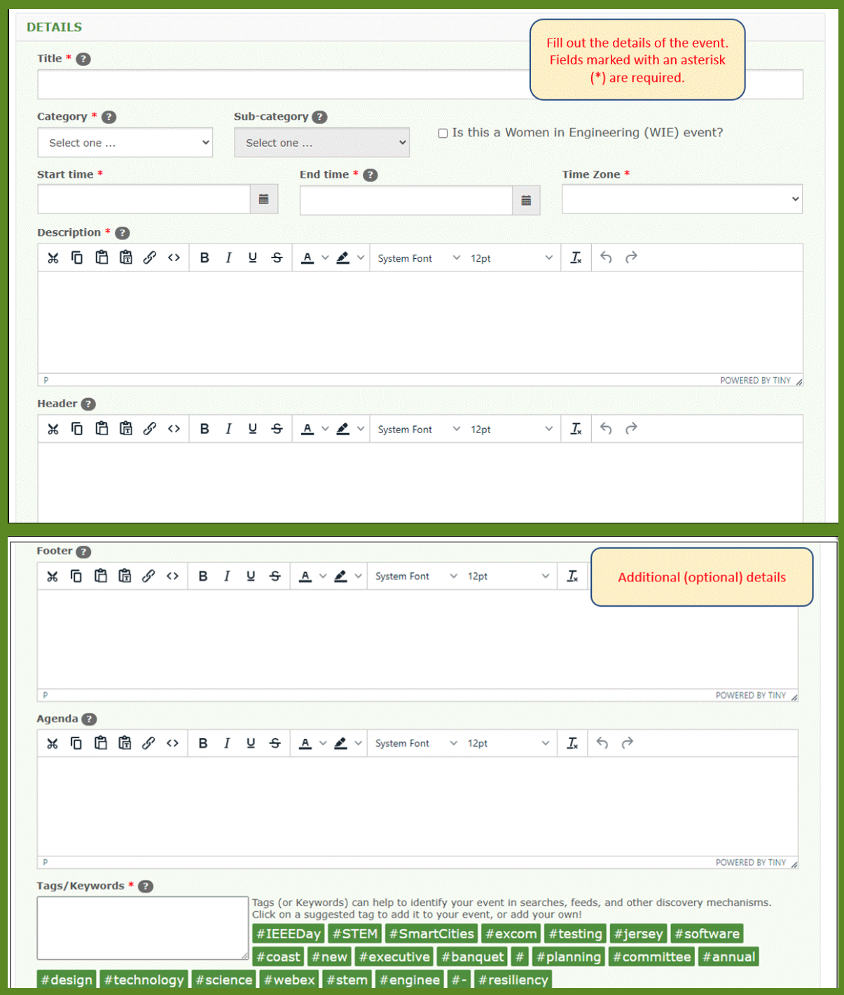 Publicizing & Reporting Your Life Member Event Using vTools and eNotice ...